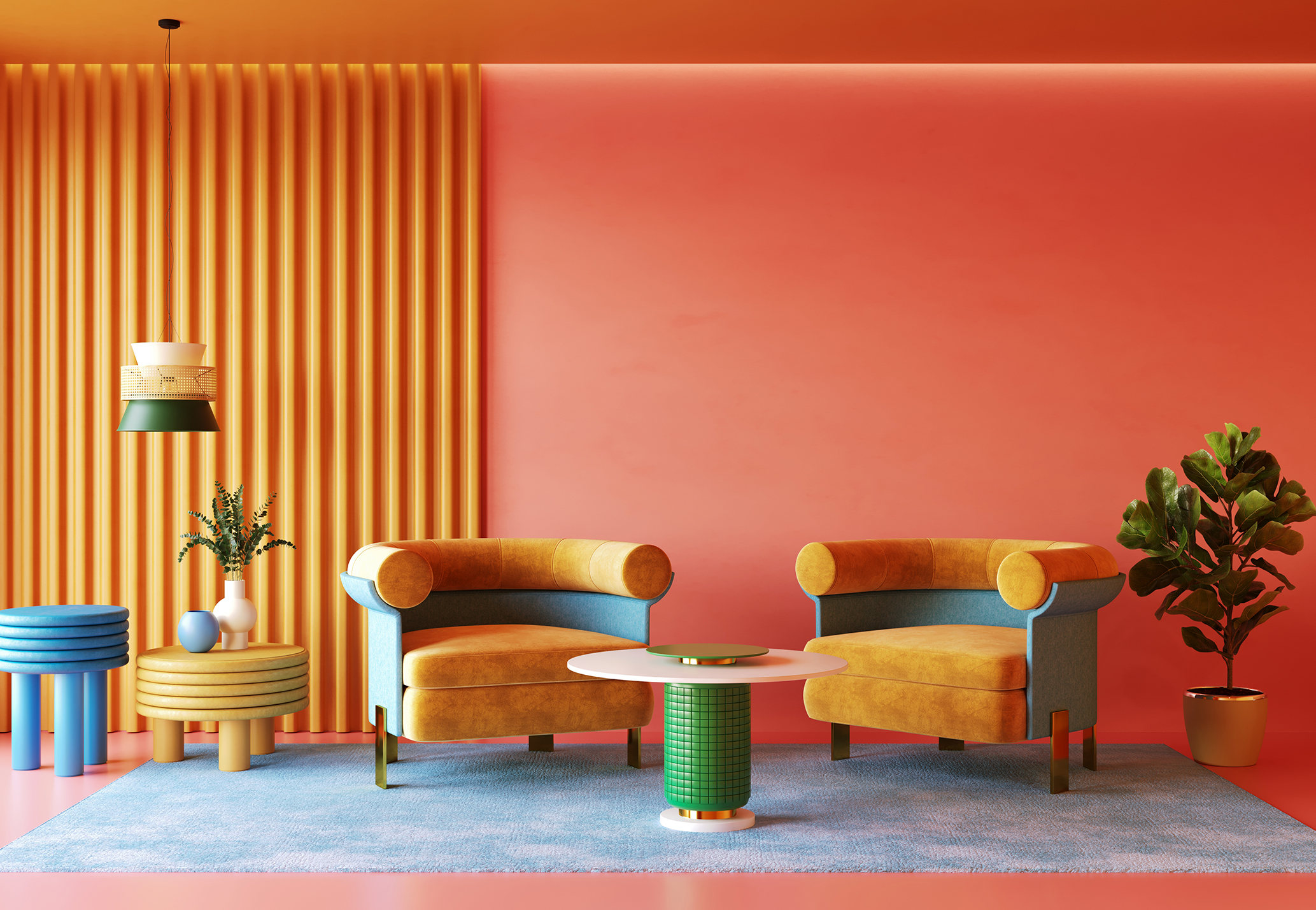 4 Ways to Incorporate Bold Colours into your Interior Design | MJS ...